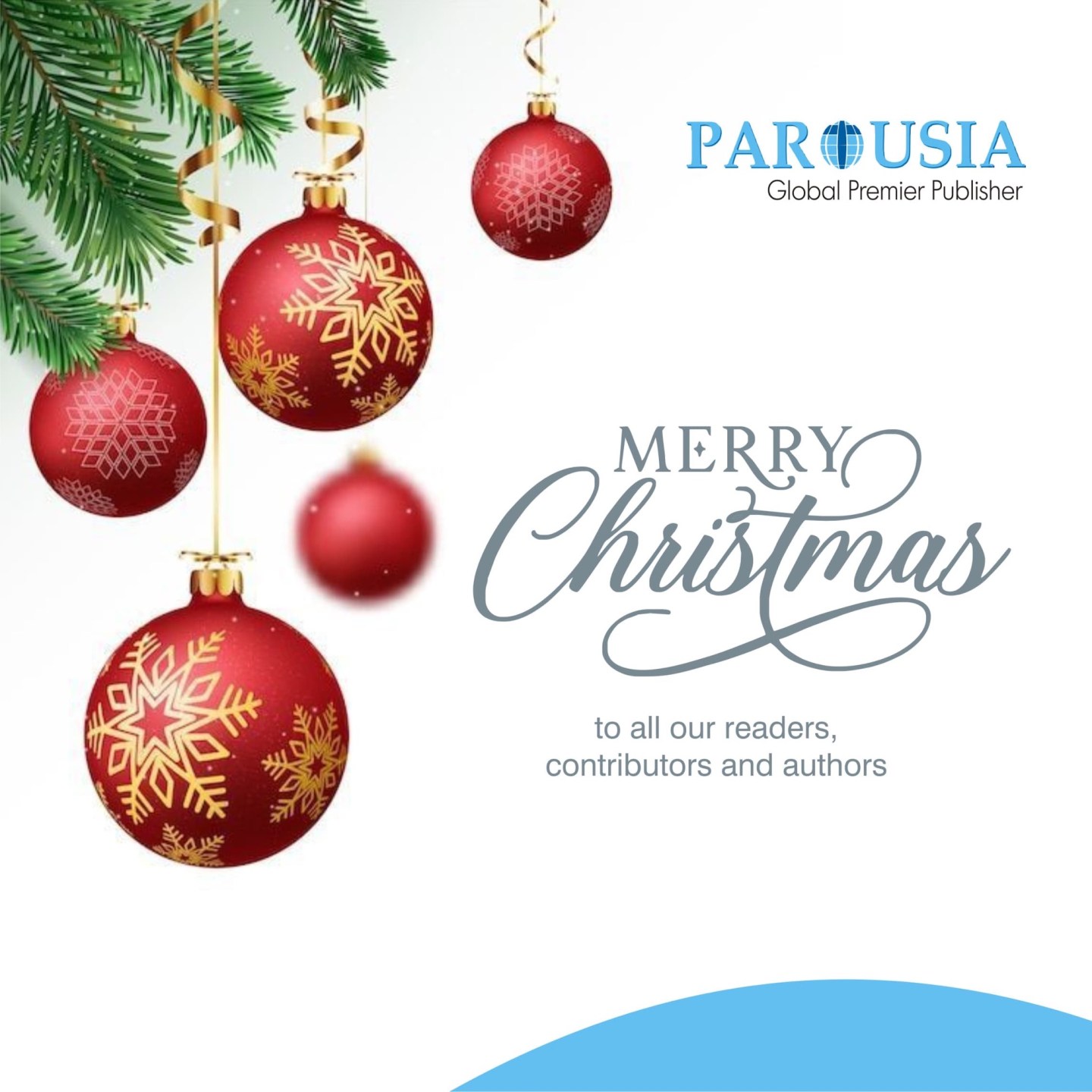 Merry Christmas – PAROUSIA Magazine